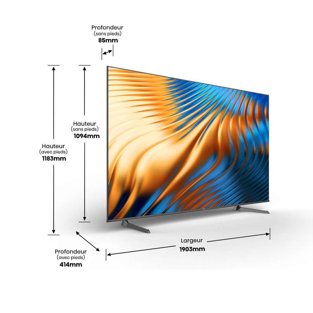 TV 4K | Dolby Vision 85" Série A6BG | Hisense | Téléviseurs ...