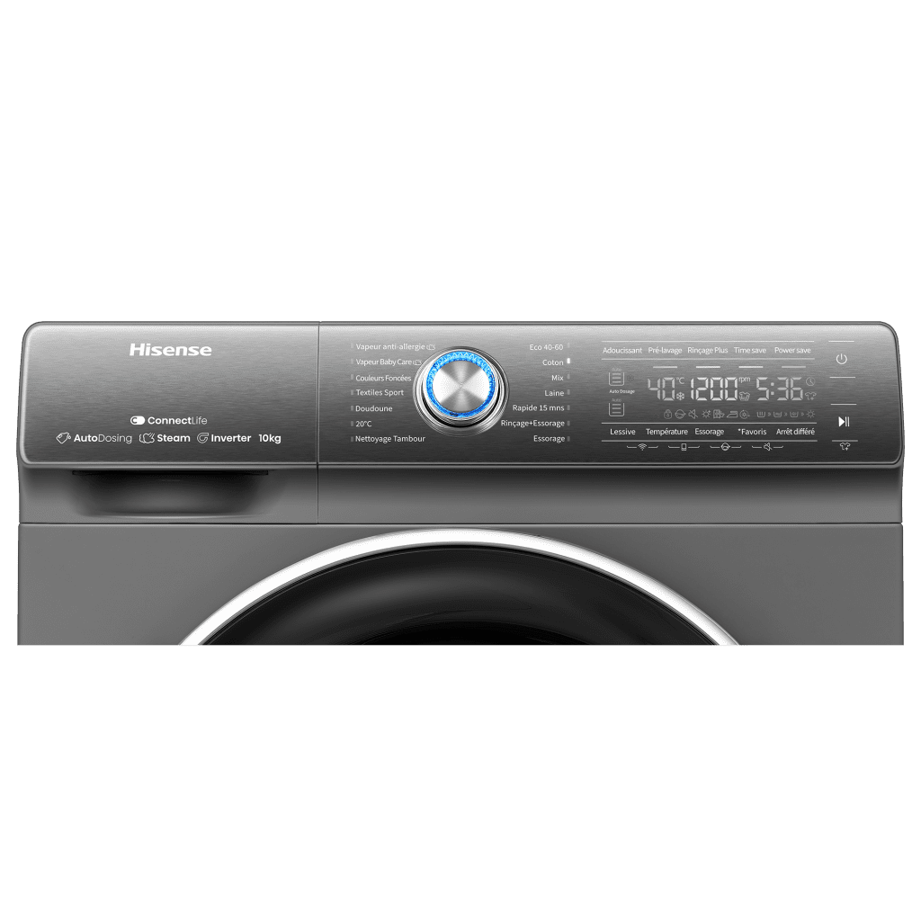Lave-linge autodose | Série QRW1014FQRT | Hisense | Téléviseurs, Réfrigérateurs, Barres de son ...