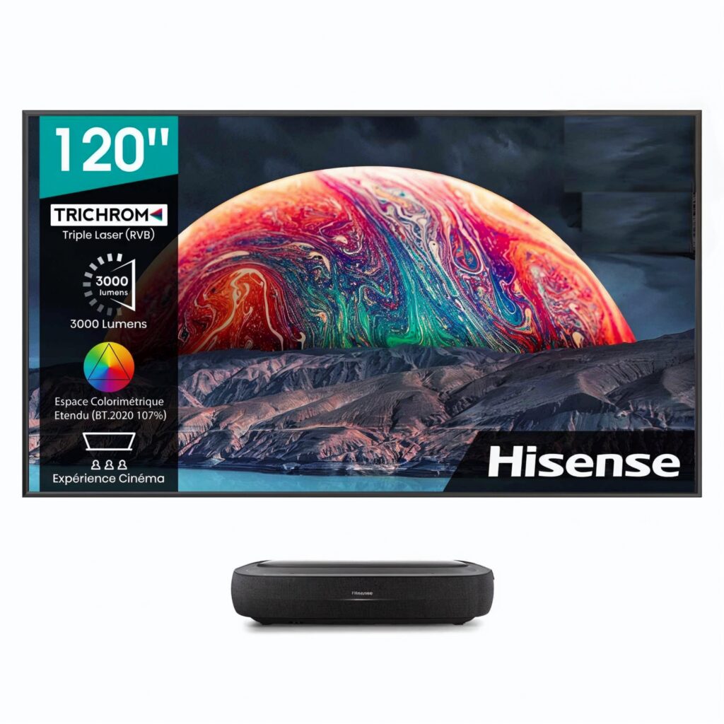 Laser TV | 4K HDR | TRICHROMA 120" Série L9H | Hisense | Téléviseurs, Réfrigérateurs, Barres de ...