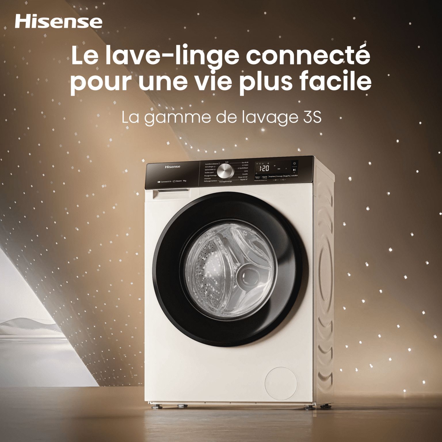 Lave-linge | Série 3SWF3S8043BB3 | Hisense | Téléviseurs, Réfrigérateurs, Barres de son, Laser TV